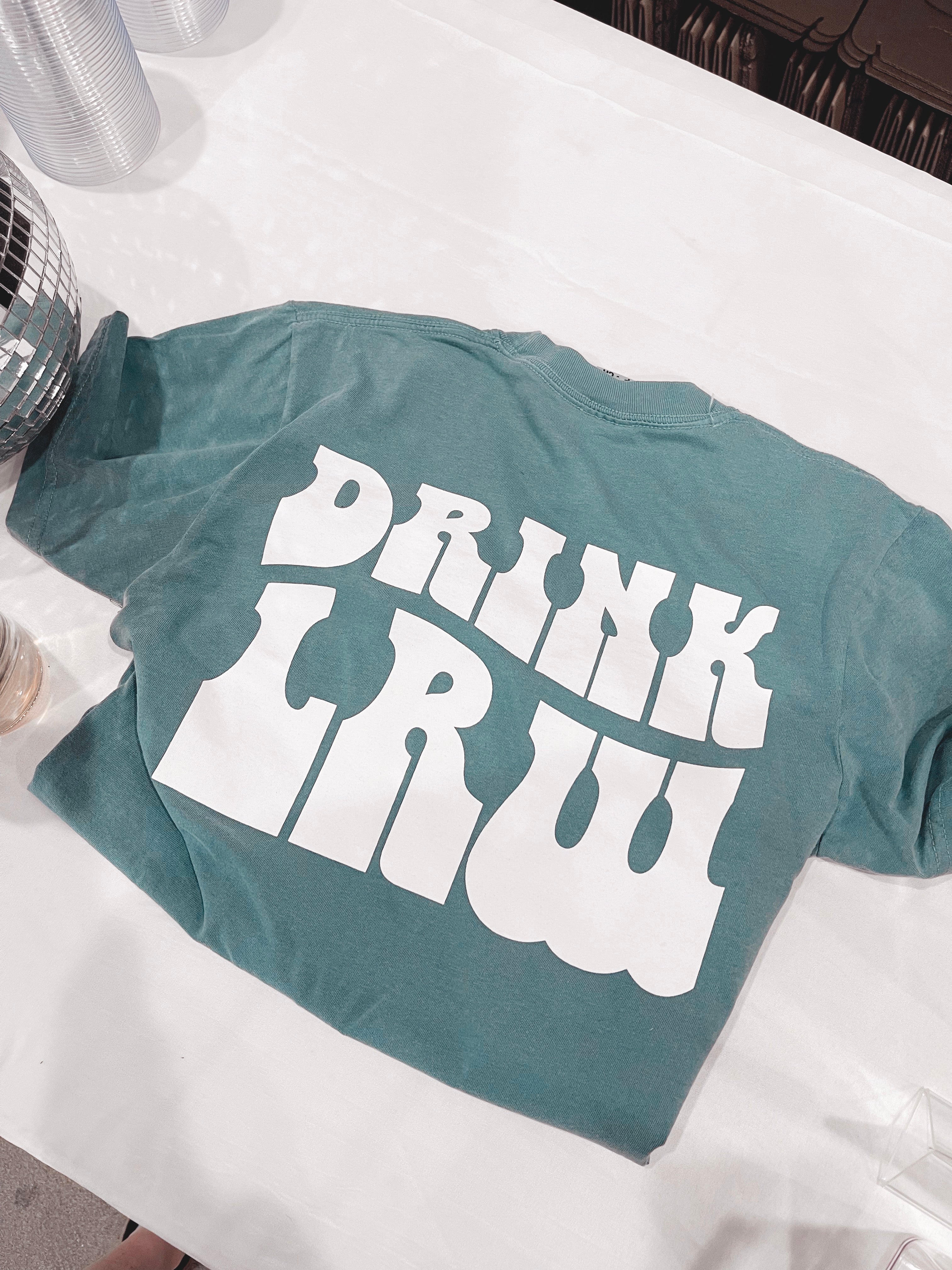 Blue Drink LRW Tee – Largo Ridge Wines